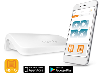 Electric curtains: Somfy, track motorization for curtain specialist